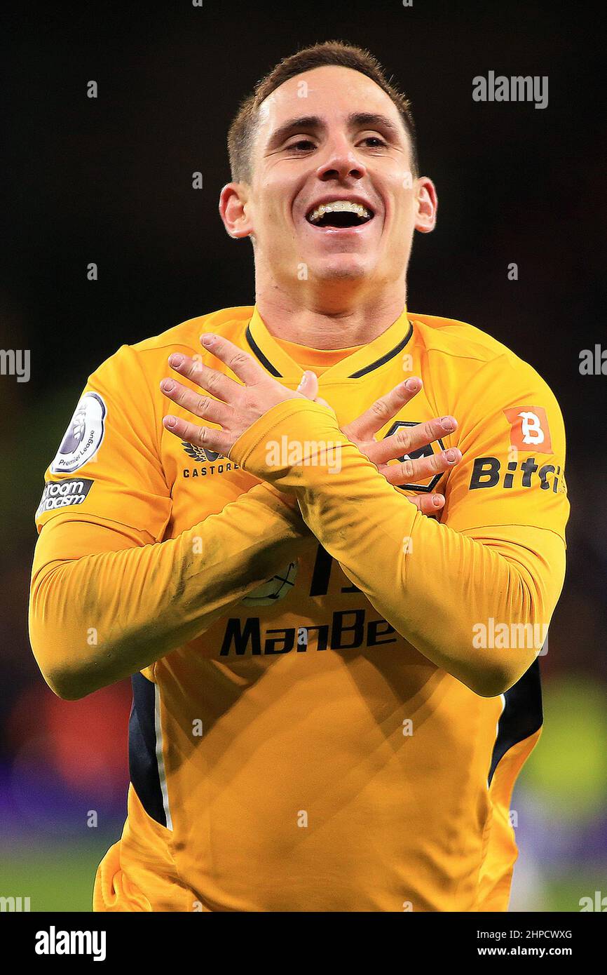 Wolverhampton, Royaume-Uni. 20th févr. 2022. Daniel Podence, de ...