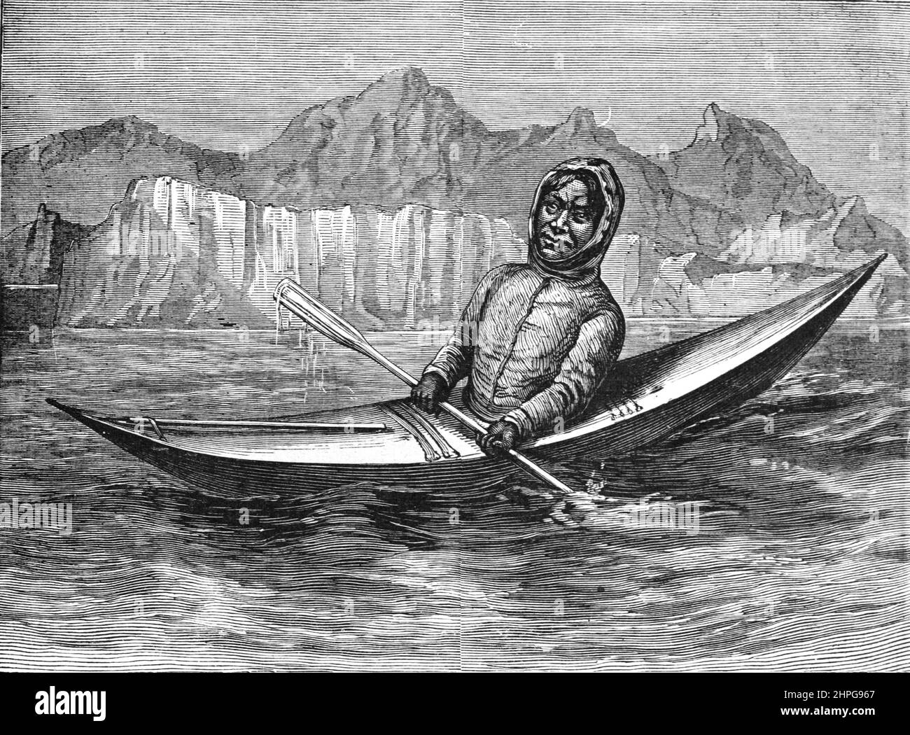 Inuit clothes Banque d'images noir et blanc - Alamy