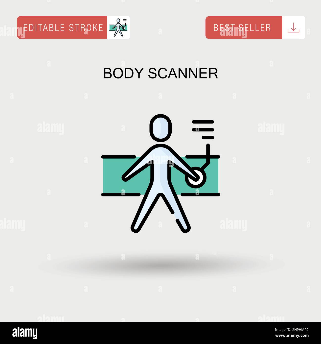 Scanner médical Banque d'images vectorielles - Alamy