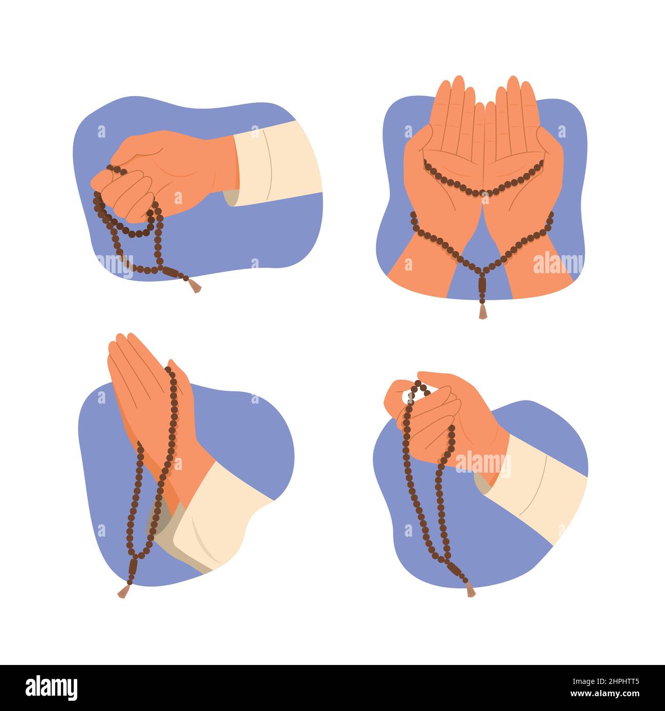 Chapelet musulman Banque d'images vectorielles - Alamy