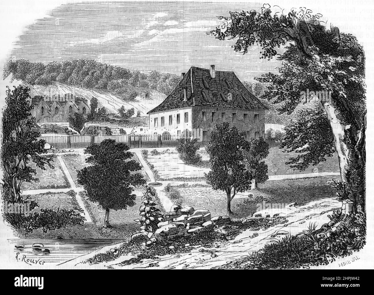 Affaire Lafarge : vue du Glandier demeure dite hantee et infetee de ...