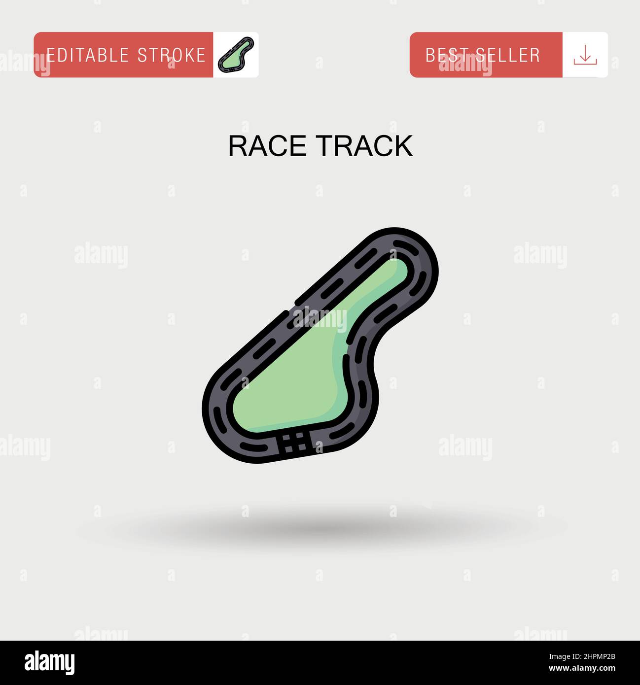 Race track road Banque d'images vectorielles - Alamy