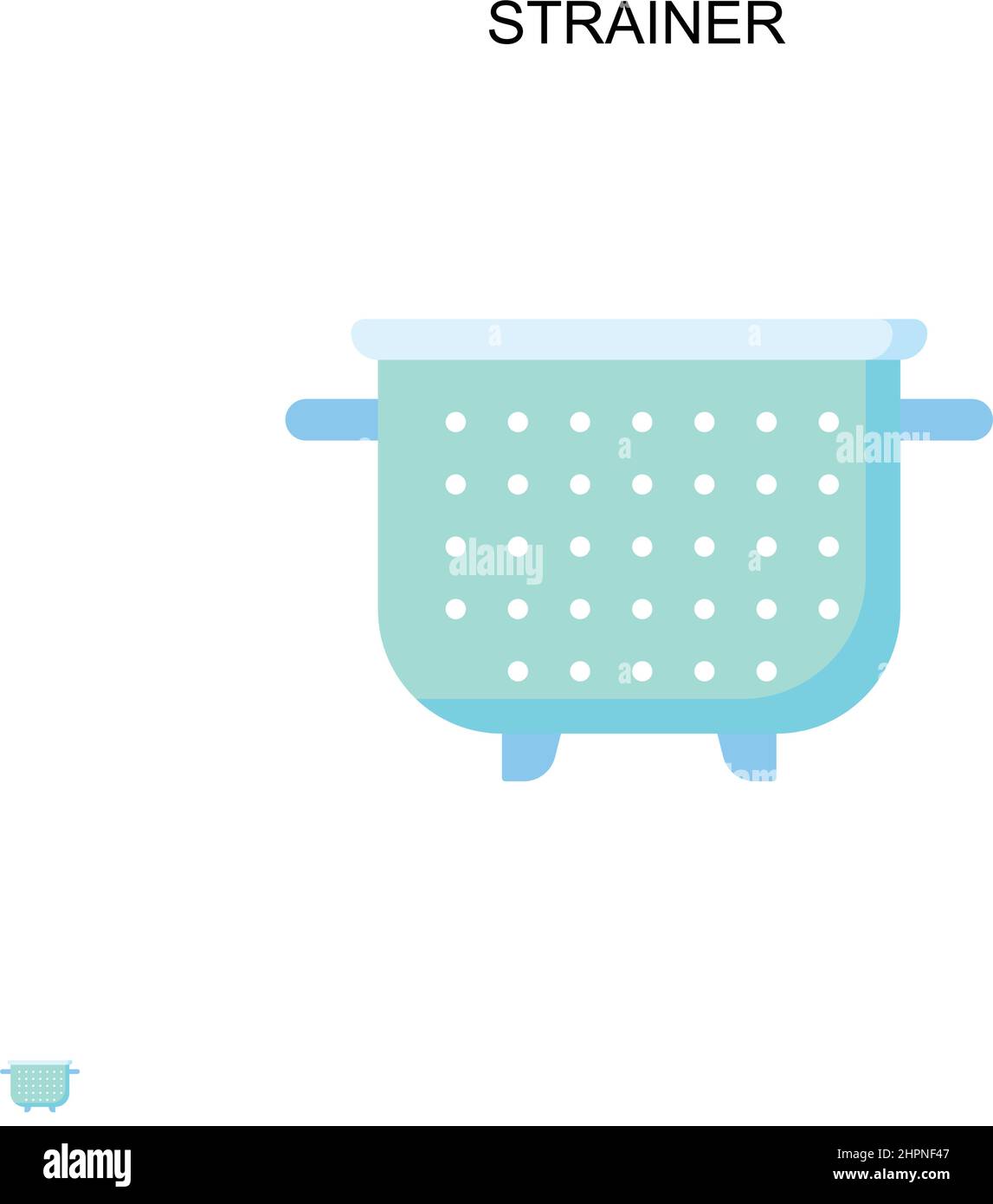 Passoire huile Banque d'images vectorielles - Alamy