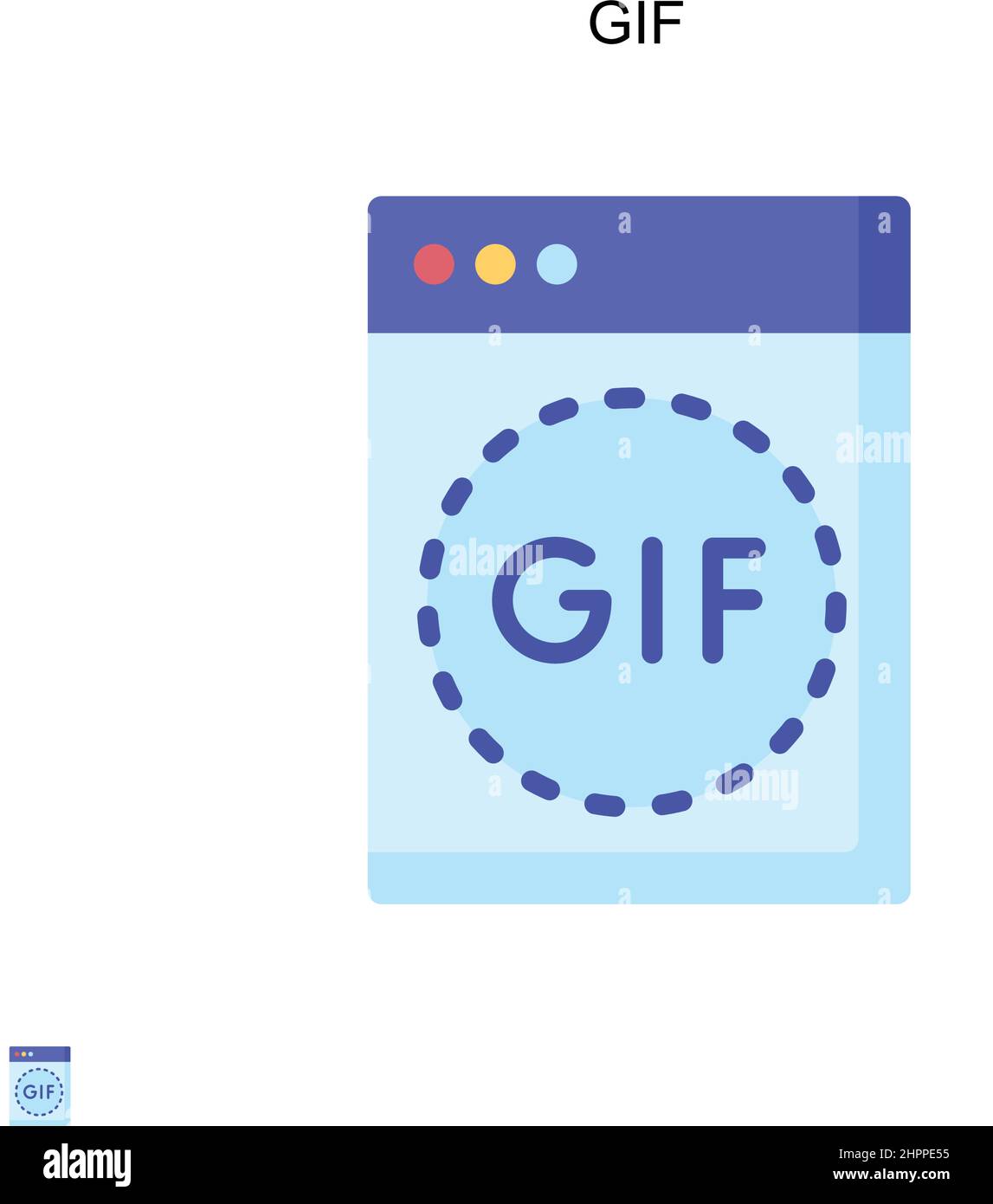 Gif frame Banque d'images vectorielles - Alamy