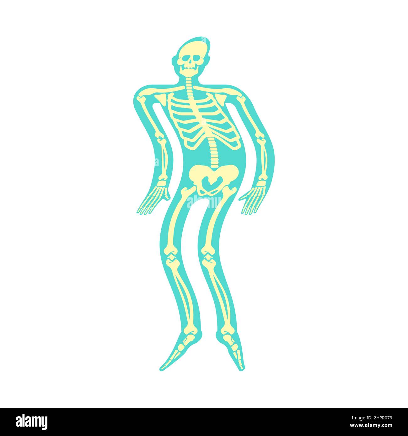 Woman ghost shape Banque d'images vectorielles - Alamy