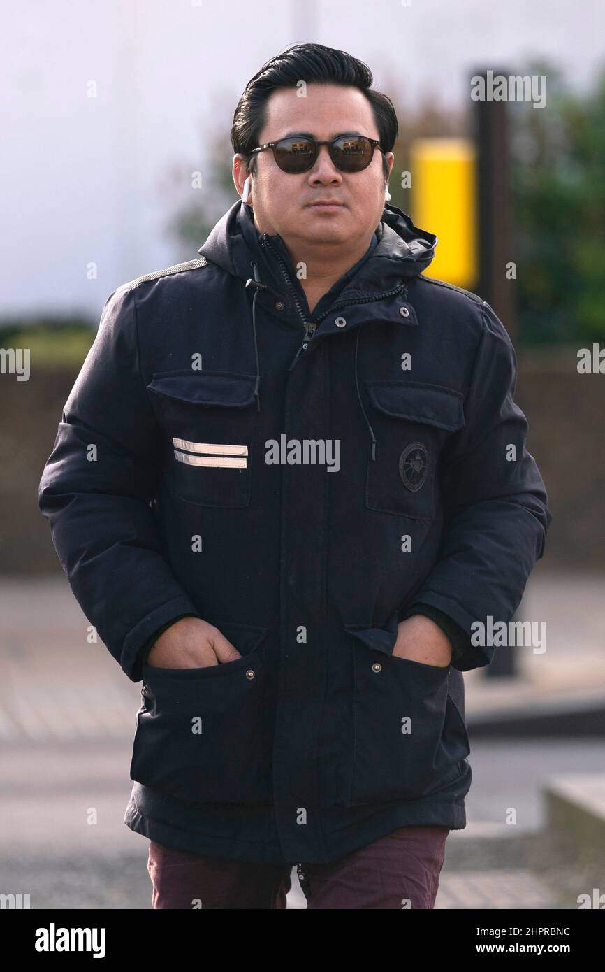 Amrit Magar arrive à la cour des magistrats de Bromley, dans le Kent ...