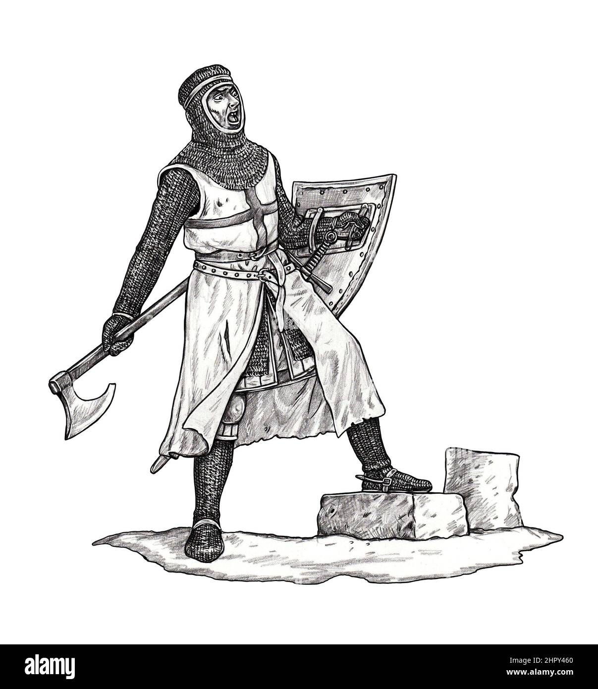 Dessin De Chevalier Templier