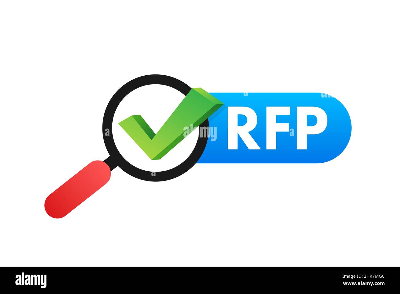 Icône de demande de proposition RFP. Illustration du stock vectoriel ...
