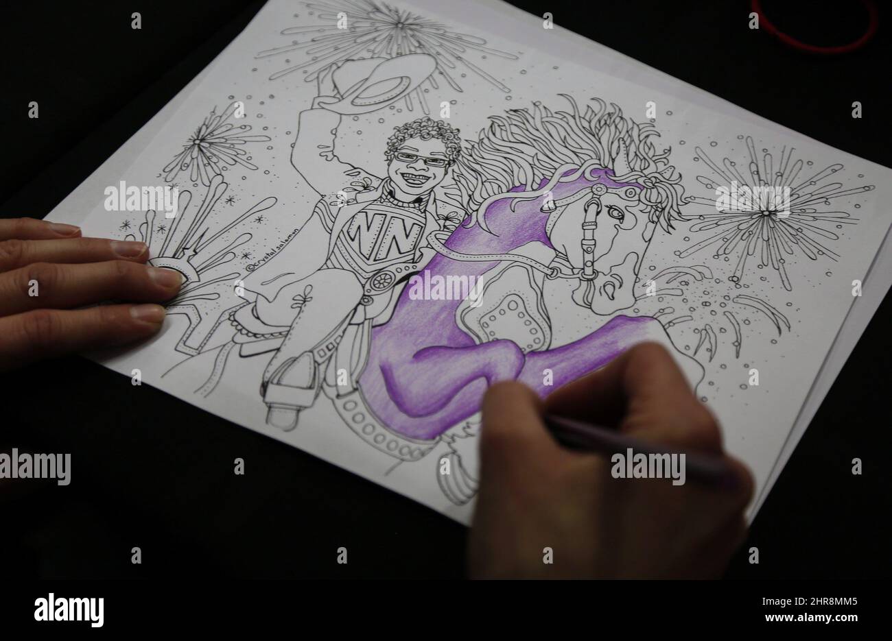 Une couleur adulte dans un dessin de Crystal Salamon, illustrateur et ...