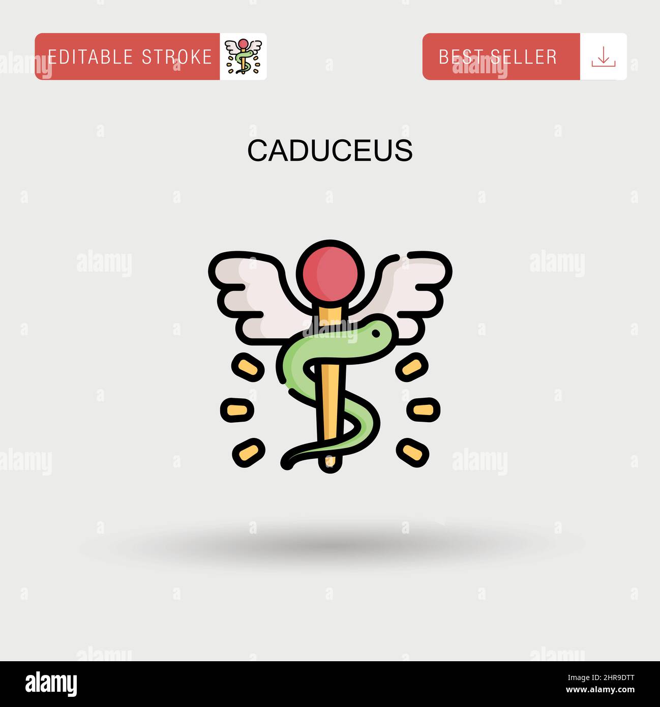 Logo caducée infirmier Banque de photographies et d’images à haute ...