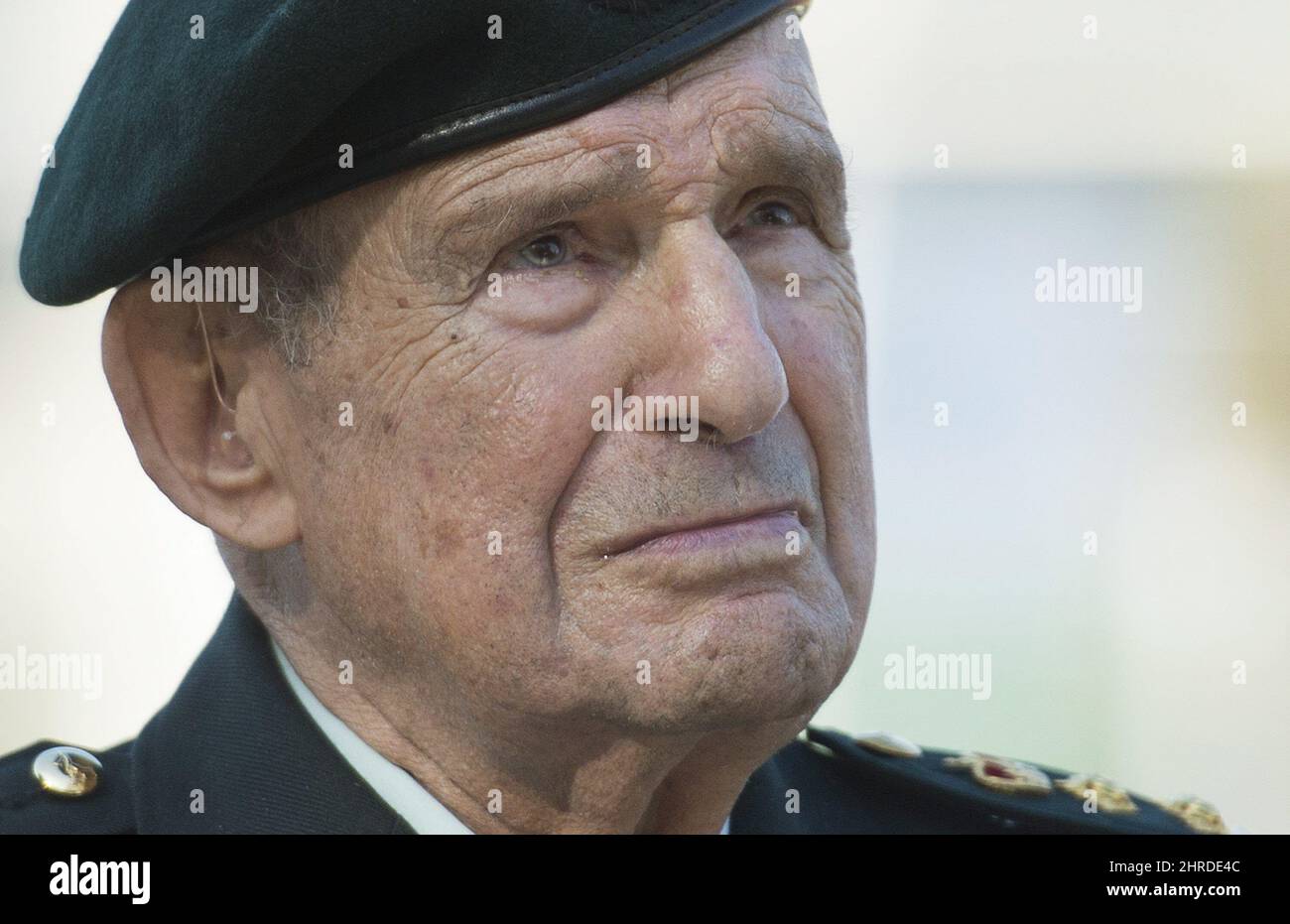 Le colonel David Hart, ancien combattant du RAID sur Dieppe, est ...