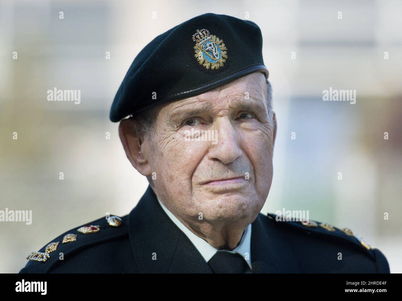 Le colonel David Hart, ancien combattant du RAID sur Dieppe, est ...