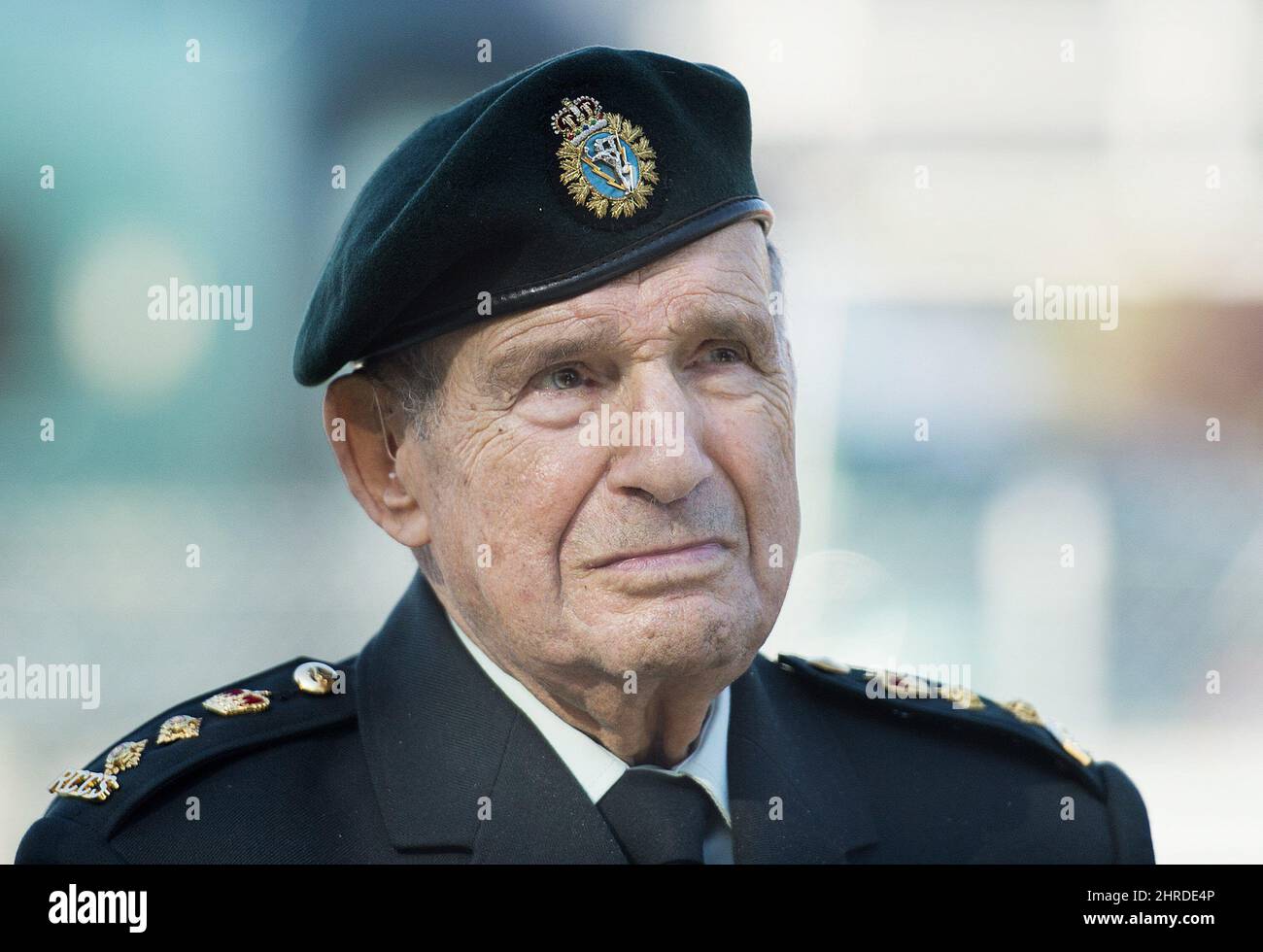 Le colonel David Hart, ancien combattant du RAID sur Dieppe, est ...
