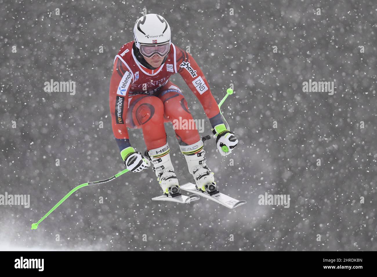 Ragnhild Mowinckel, de Norvège, fait un ski de fond pendant la première ...