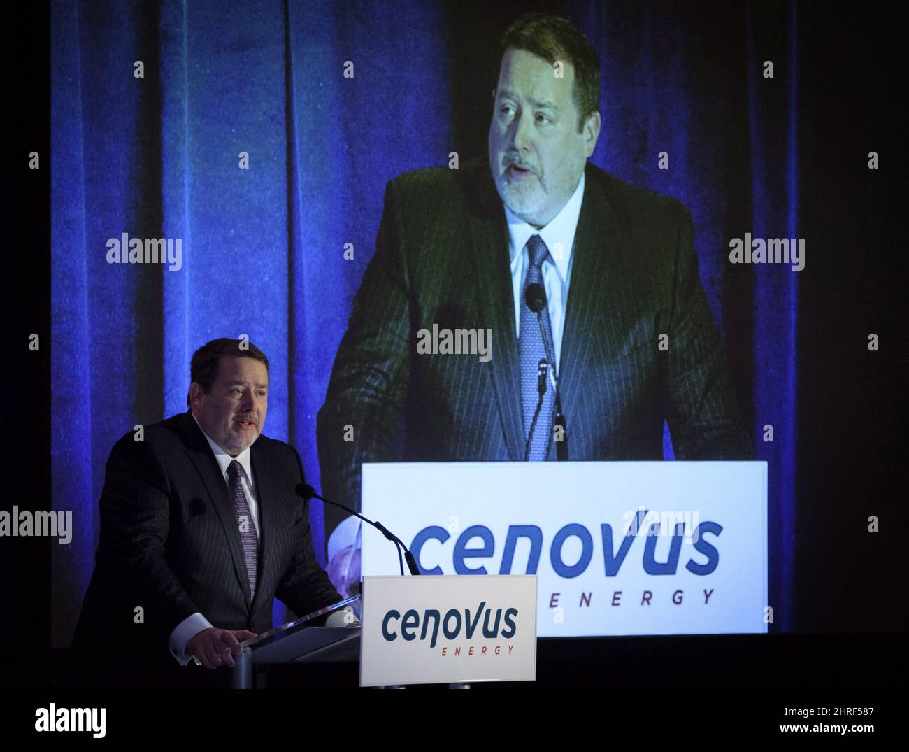 Alex Pourbaix, président et chef de la direction de Cenovus, prend la ...