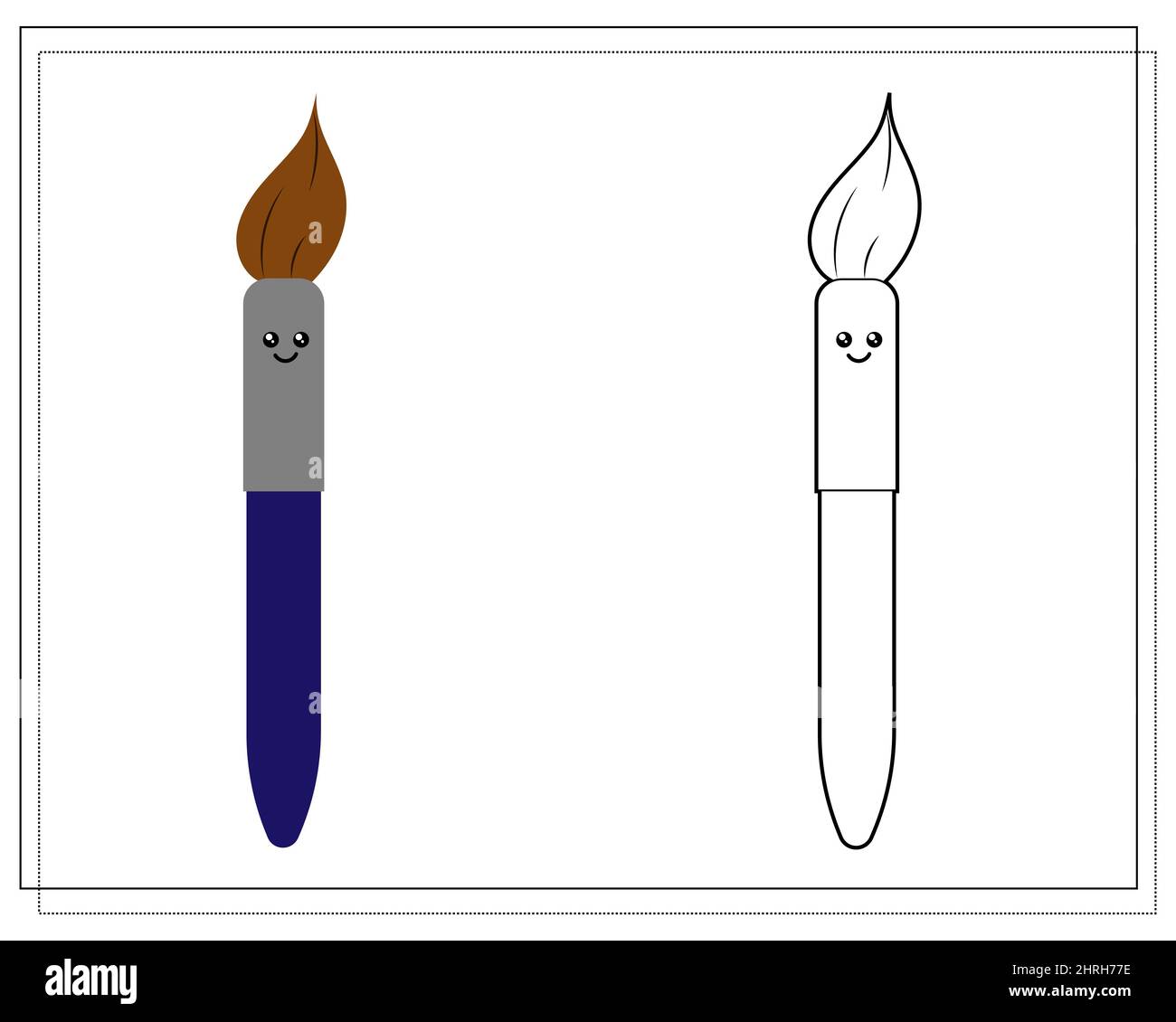 Livre de coloriage pour enfants. Couleur dans le motif d'un joli ...