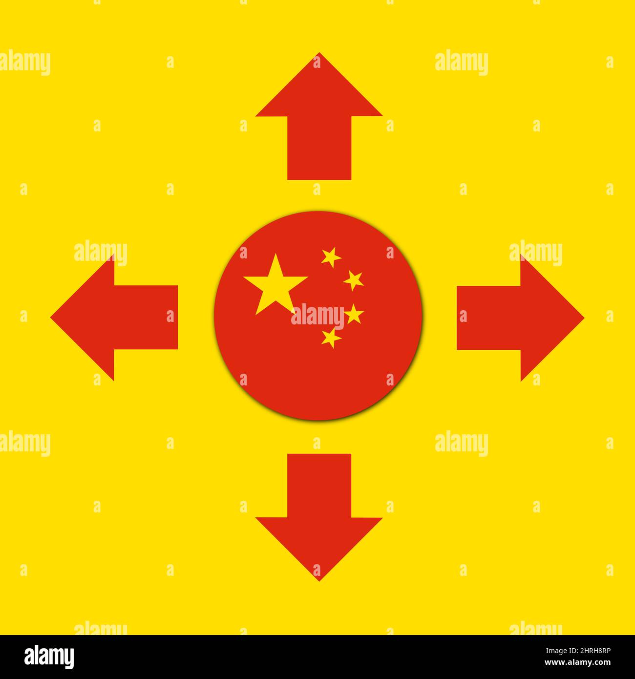 La Chine étend, étend et élargit son territoire chinois - annexion ...