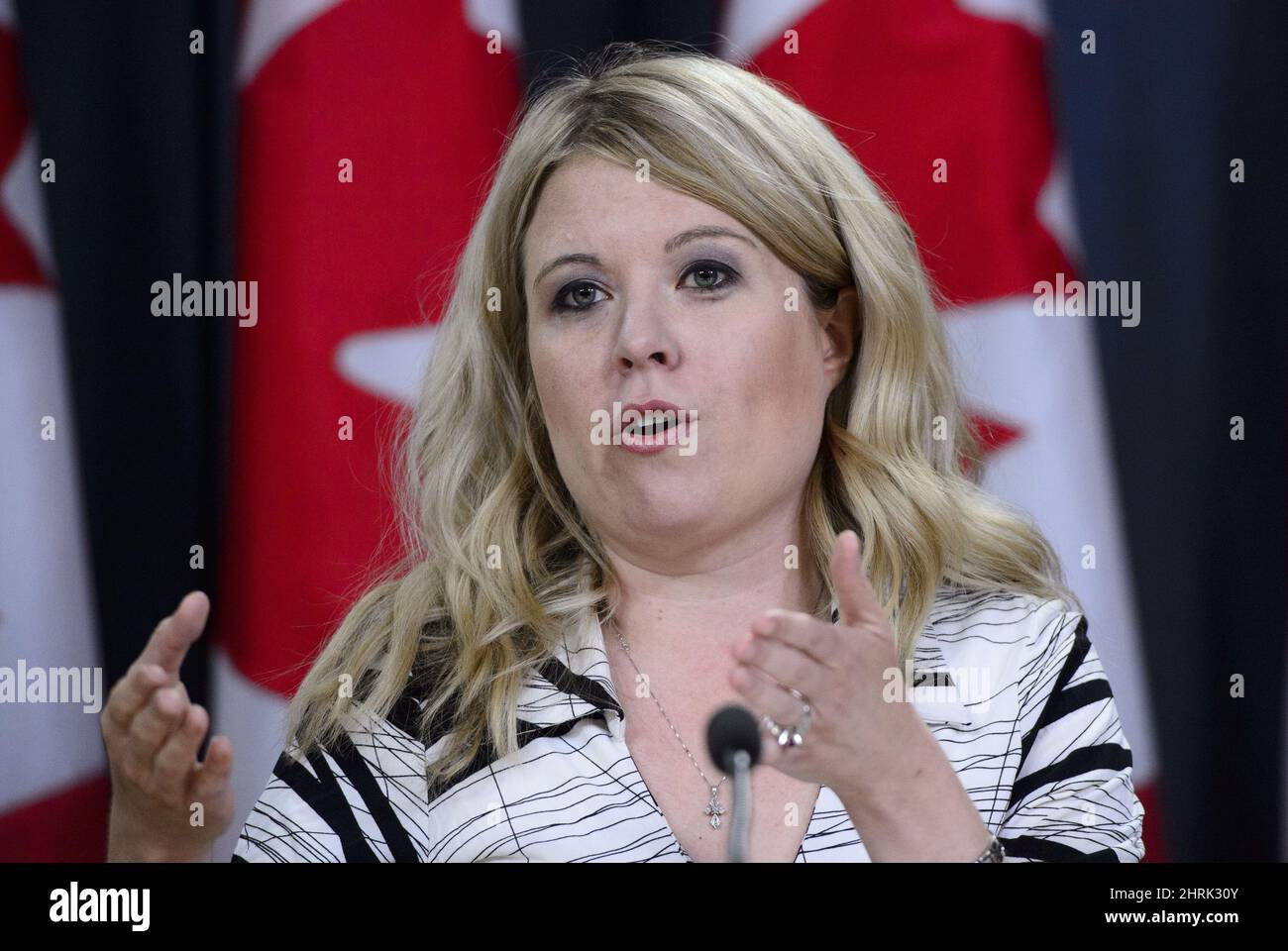 La députée conservatrice Michelle Rempel prend la parole à la suite du ...