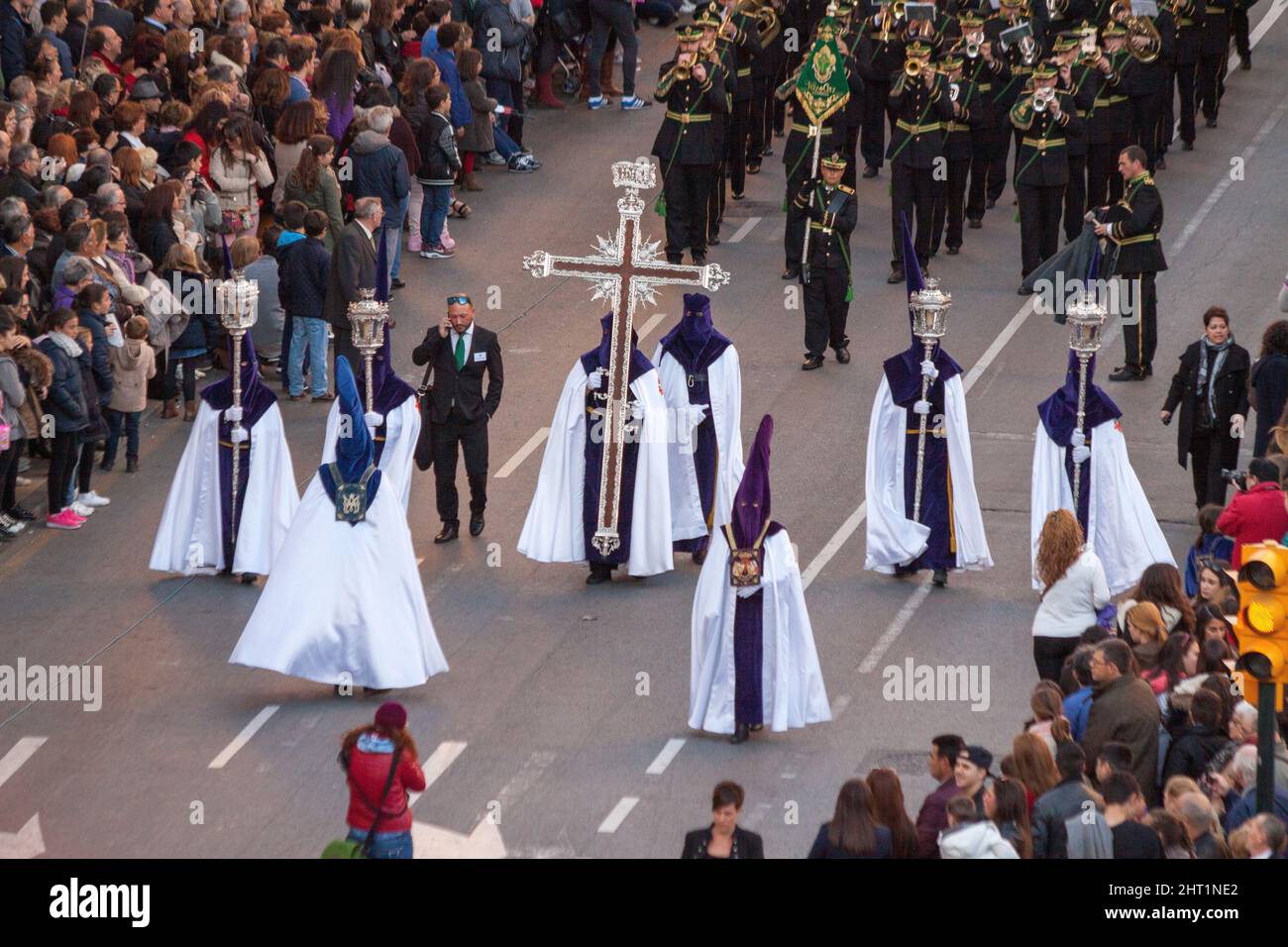 Semaine sainte avec la procession de Pâques de la fraternité de Rico le ...