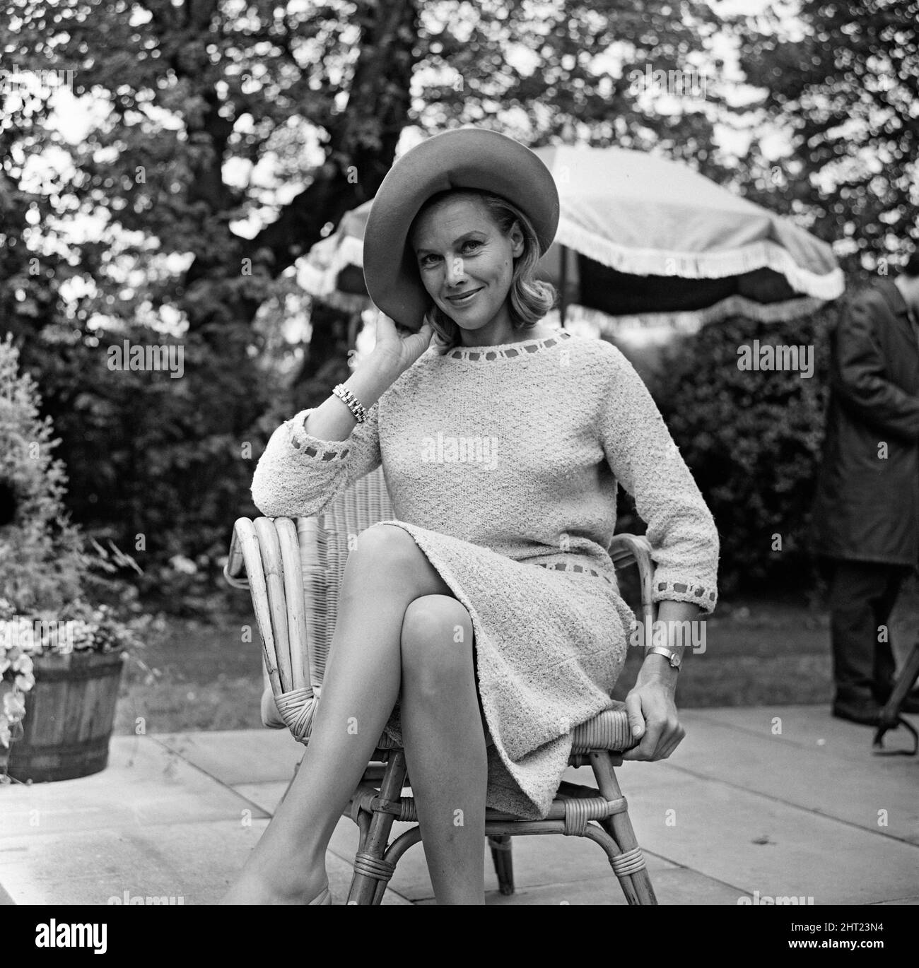 Actrice honorer blackman Banque d'images noir et blanc - Alamy