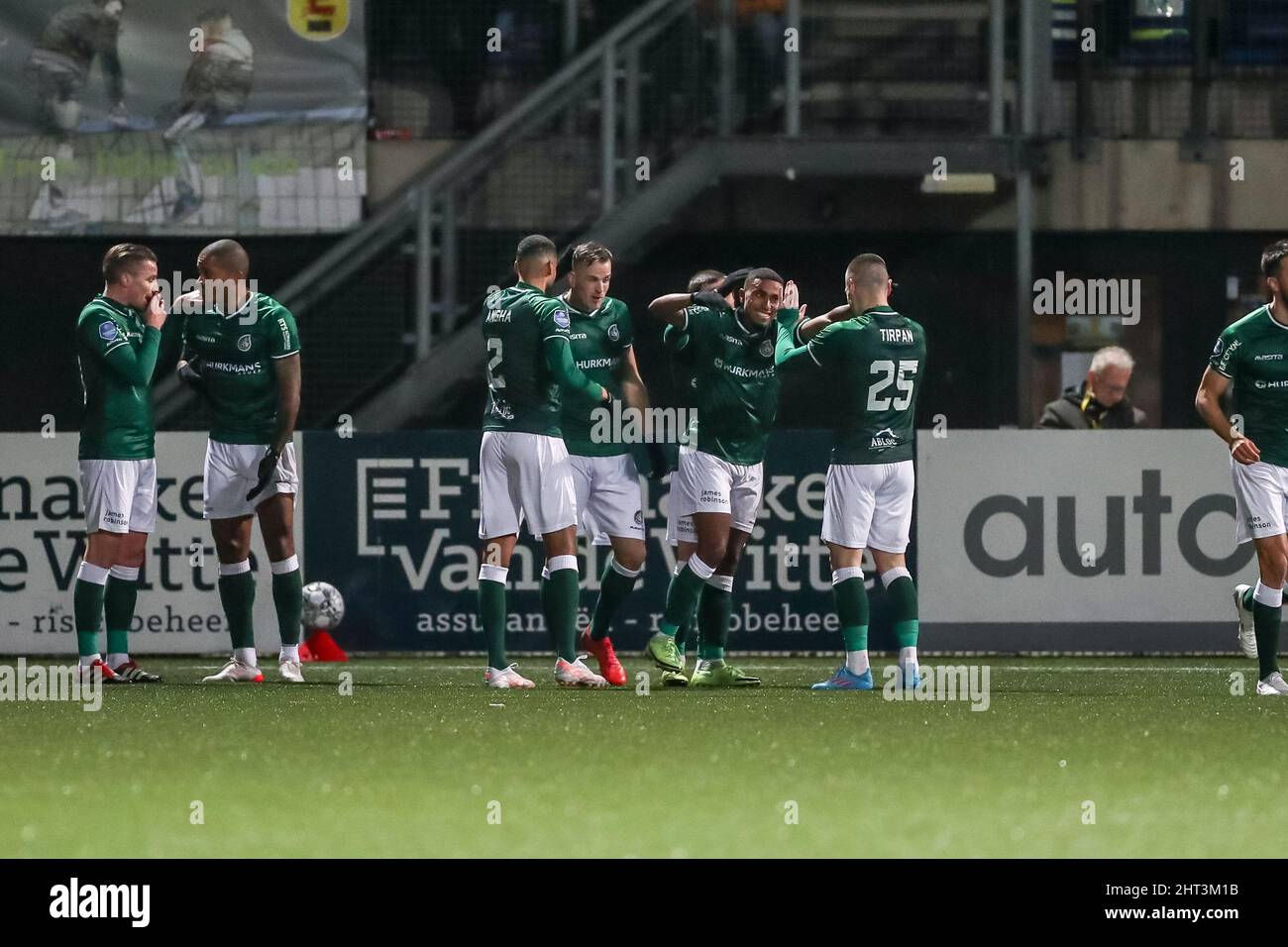 Leeuwarden , 26-02-2022 , voetbal , Dutch Eredivisie , seizoen 2021 ...
