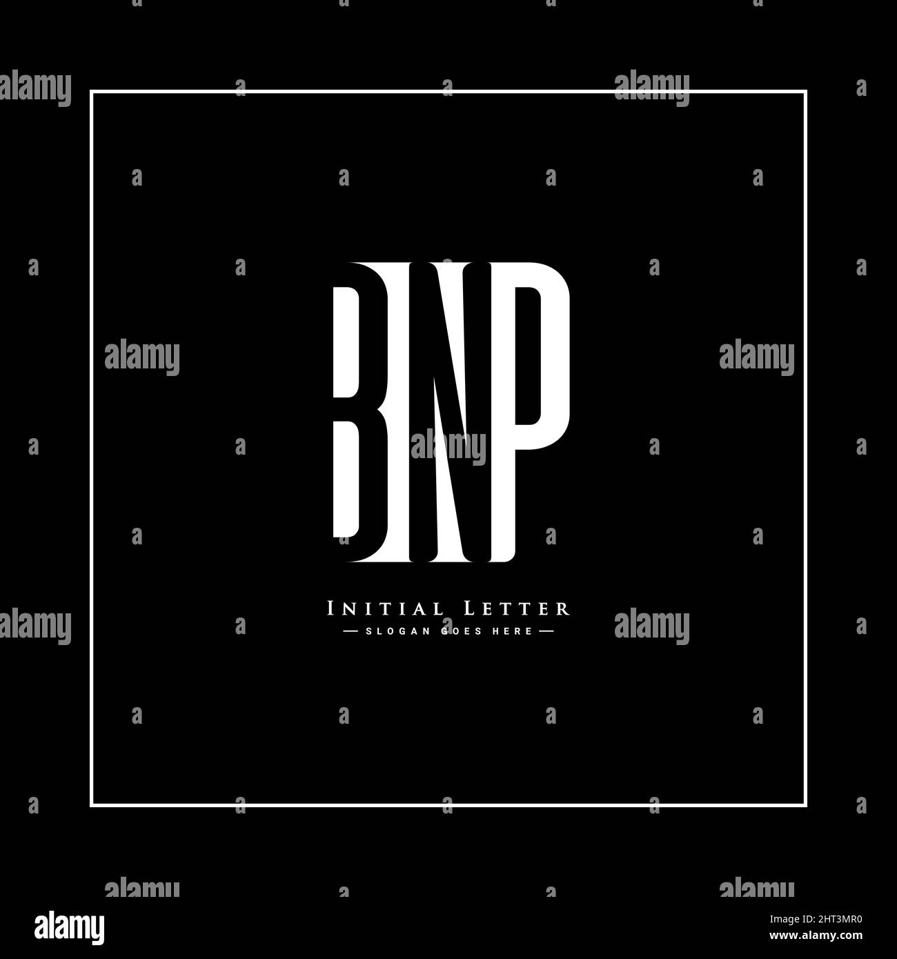 Logo bnp Banque d'images noir et blanc - Alamy