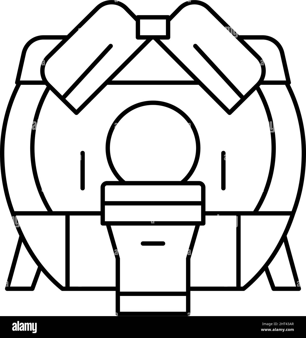 illustration vectorielle de l'icône de la ligne d'équipement de ...