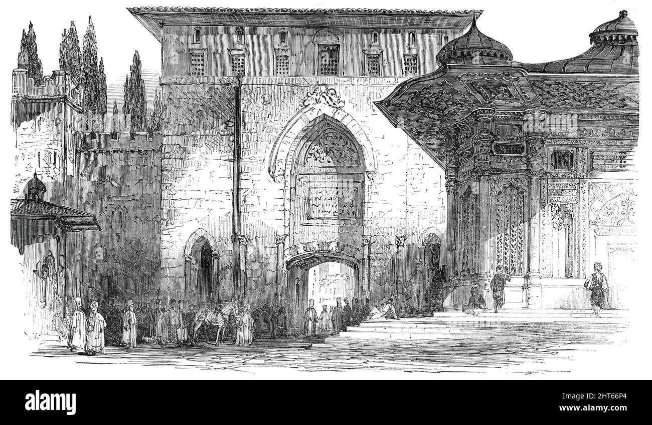 Panorama de Constantinople et des Dardanelles - la sublime porte, 1850 ...