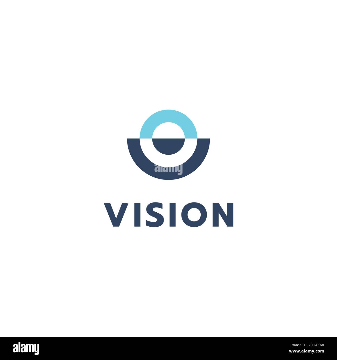 Modèle de vecteur d'inspiration pour le logo de la vision des yeux ...