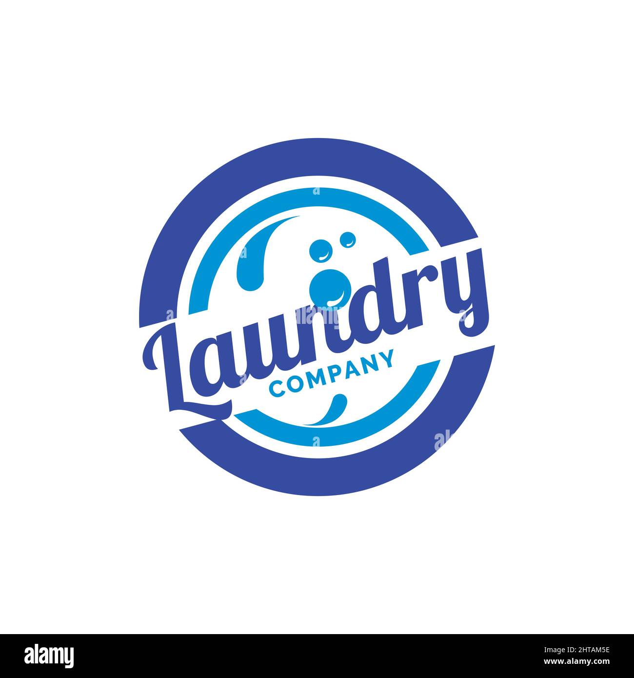 Logo de la lessive design inspiration modèle vecteur usure lavage ...