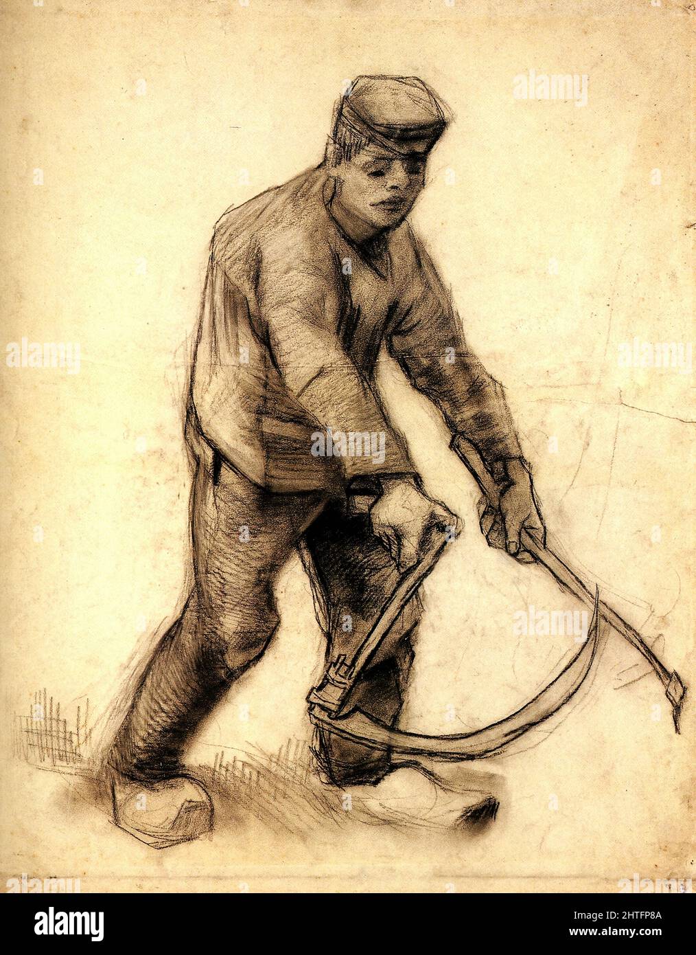 Le moissonneur van gogh Banque de photographies et d’images à haute ...