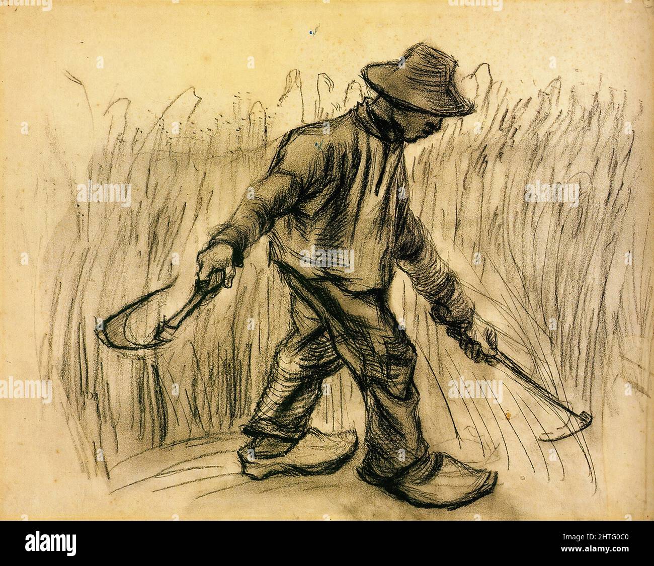 Le moissonneur van gogh Banque de photographies et d’images à haute ...