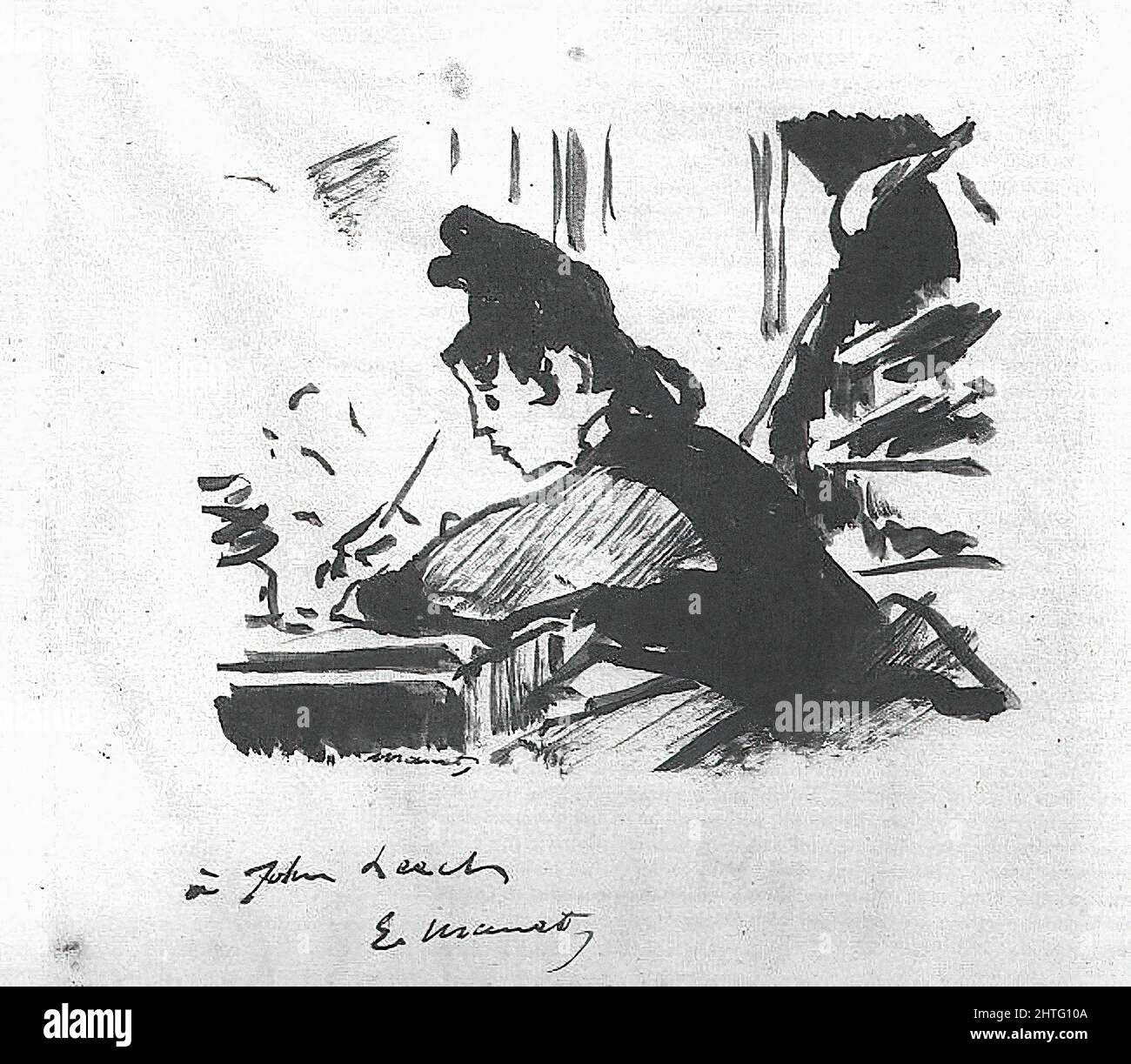 Edouard manet sketch Banque de photographies et d’images à haute ...