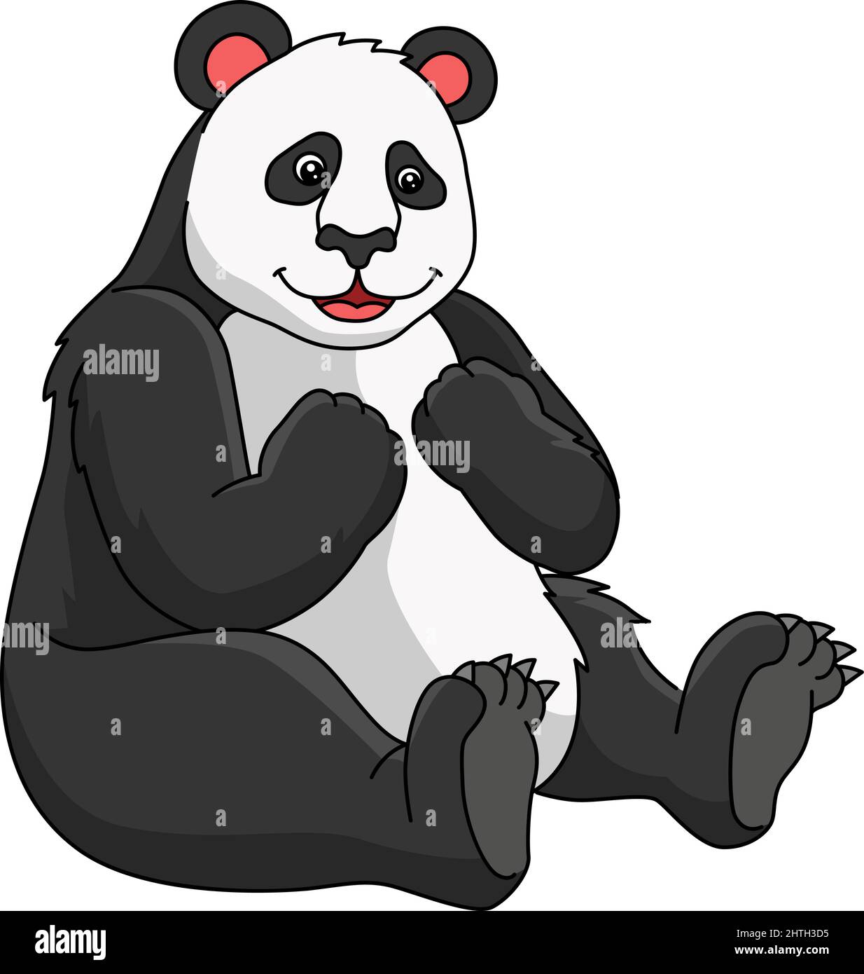 Dessin animé de panda Banque de photographies et d’images à haute ...