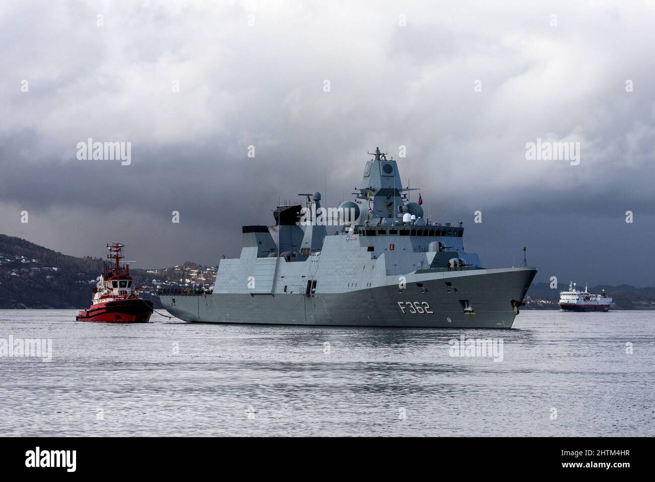 Frégate de classe Huitfeldt danoise F362 HDMS Peter Willemoes à ...