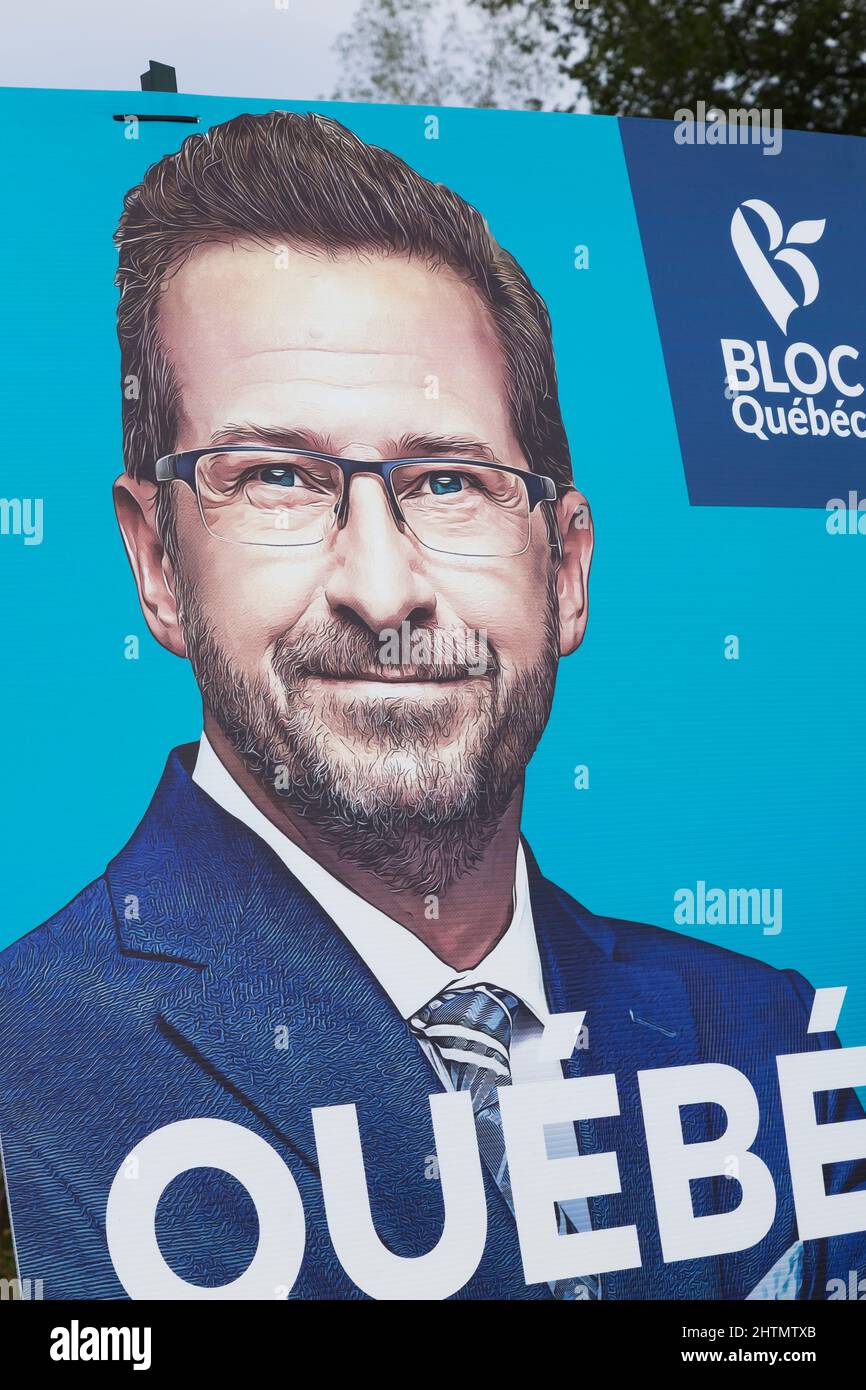 Affiche pour l'indépendance du québec Banque de photographies et d ...
