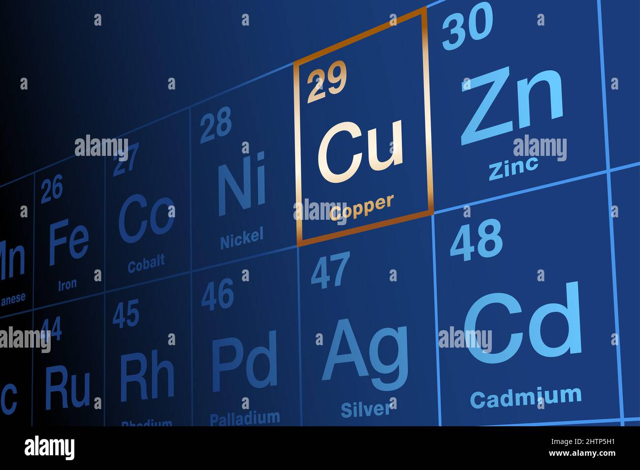 Periodic table of elements cu Banque de photographies et d’images à ...