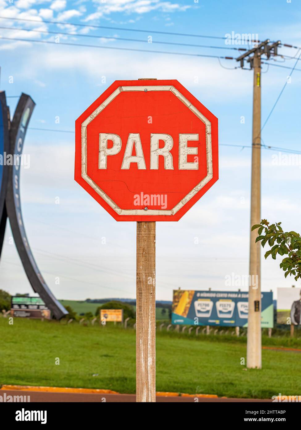 Stop sign pare Banque de photographies et d’images à haute résolution ...