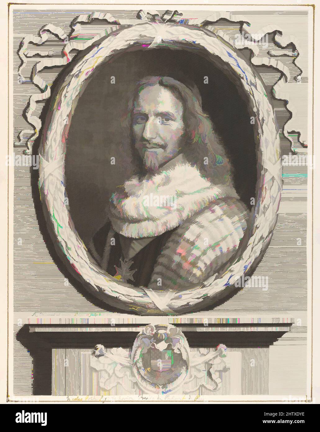 Art inspiré par Nicolas Potier de Novion, 1664, gravure ; deuxième état ...