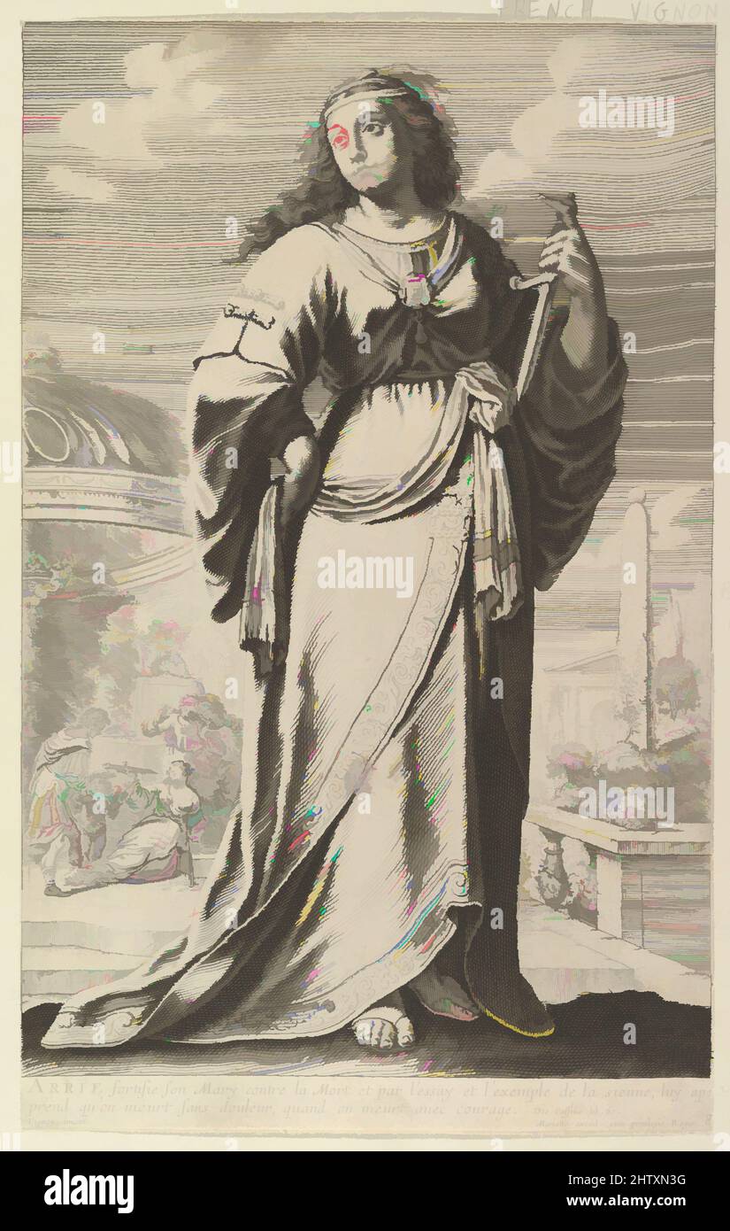 Art inspiré par Arrie, 1647, gravure (figure de Rousselet) et gravure ...