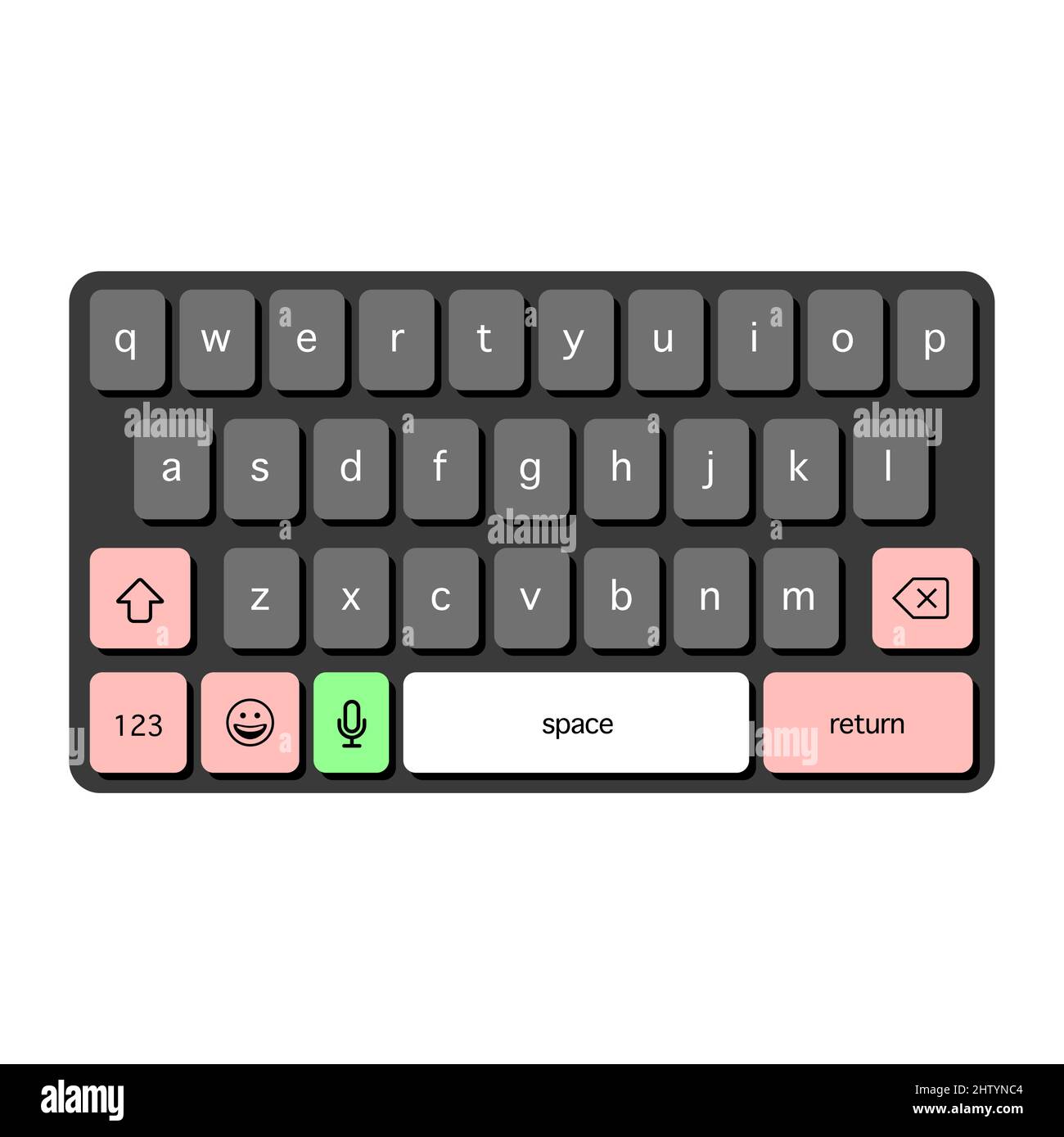 Clavier qwerty Banque d'images détourées - Alamy