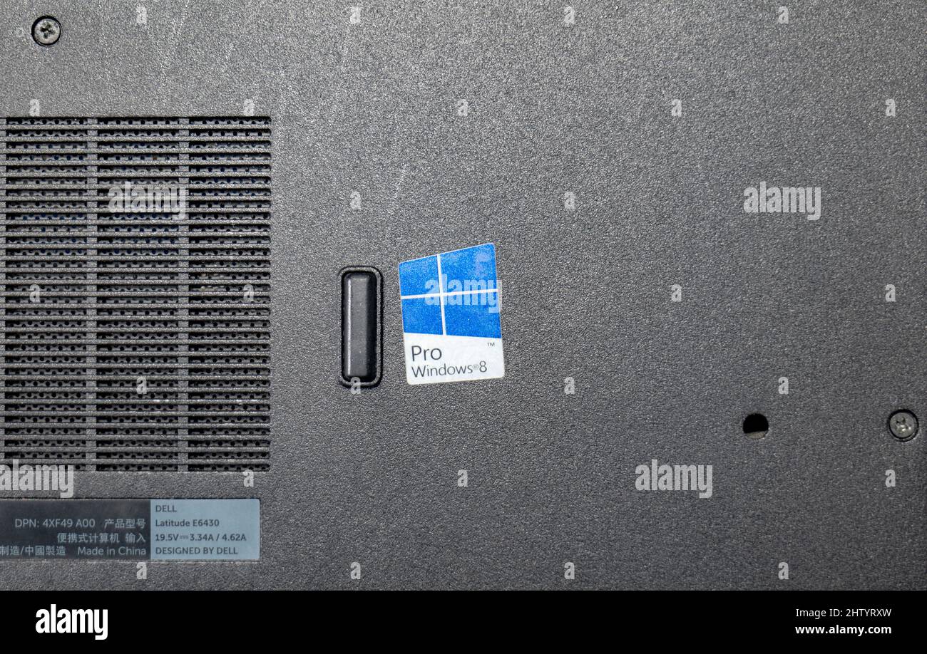 Logo Microsoft Windows 8 Pro, ancien système d'exploitation ...