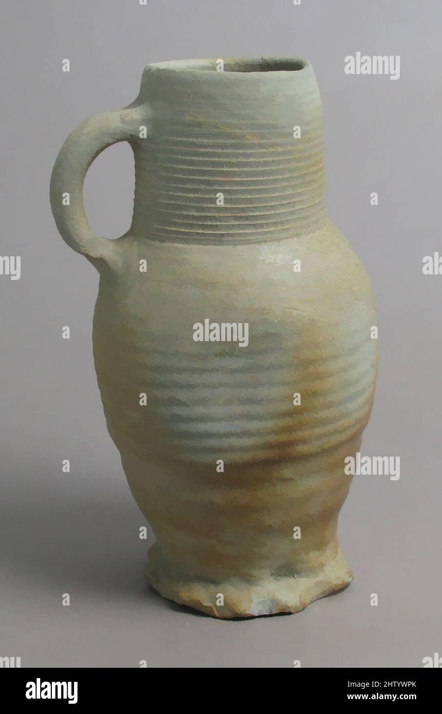 Art inspiré par Jug, fin 1300s ou début 1400s, fabriqué à Siegburg ...