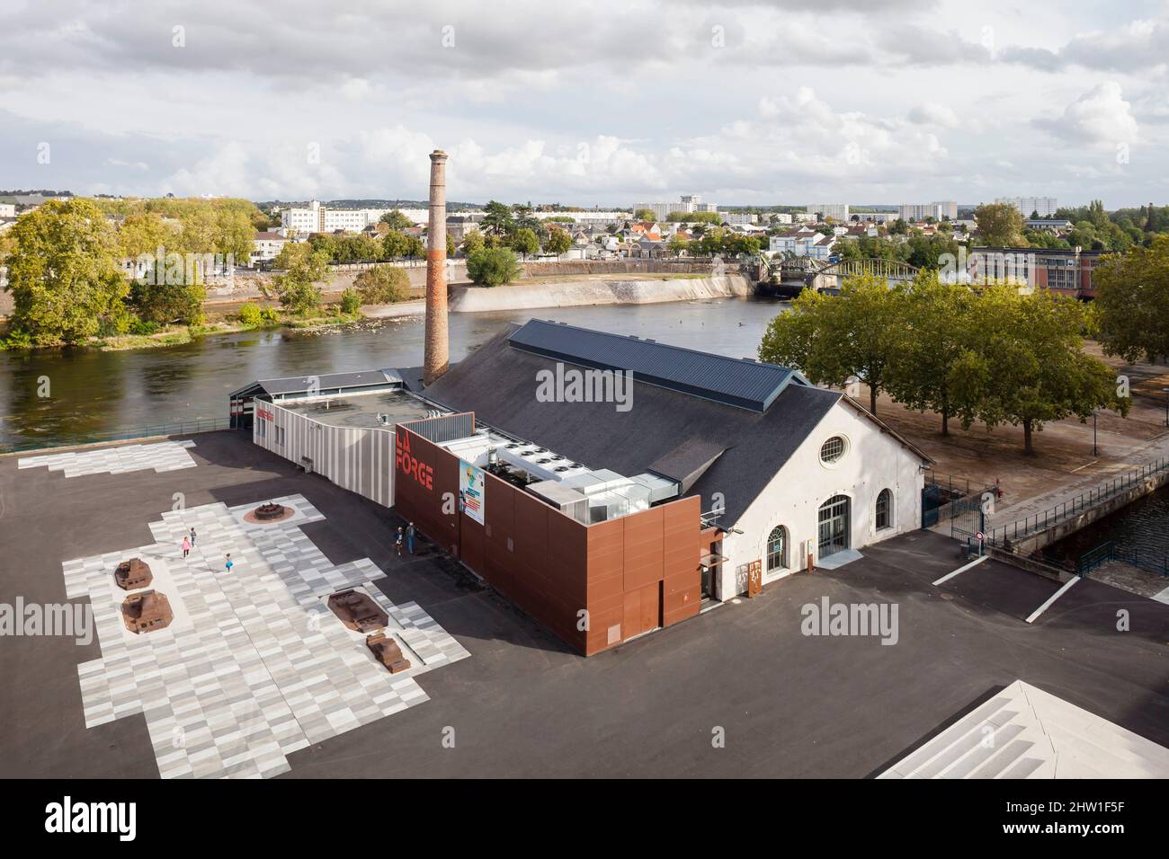 France, Vienne, CH?tellerault, ancienne Manufacture d'armes, appelée la ...