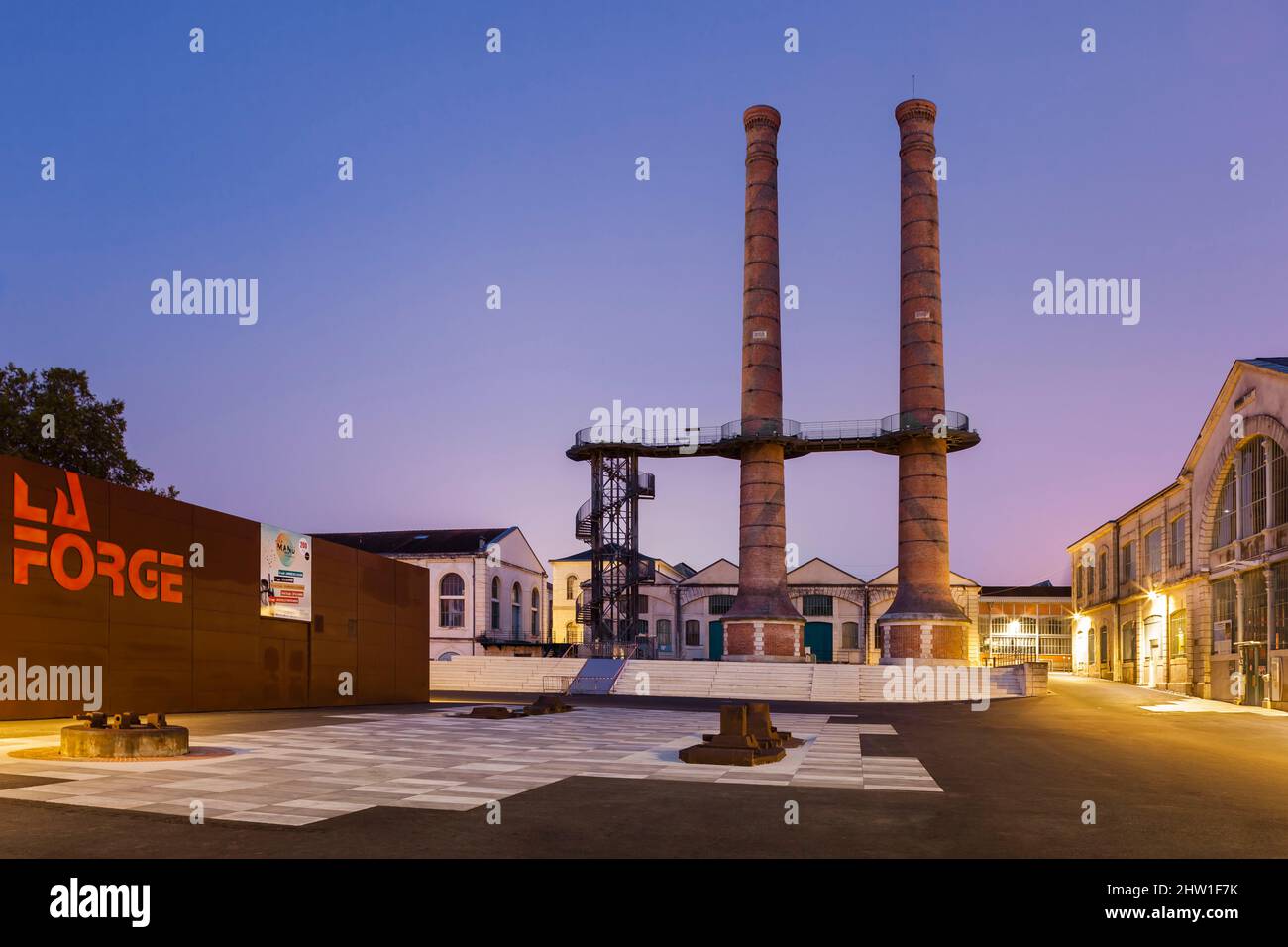 France, Vienne, CH?tellerault, ancienne Manufacture d'armes, appelée la ...