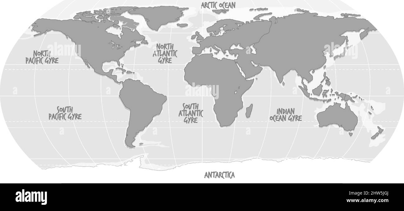 Mapa de colores del agua Banque d'images noir et blanc - Alamy