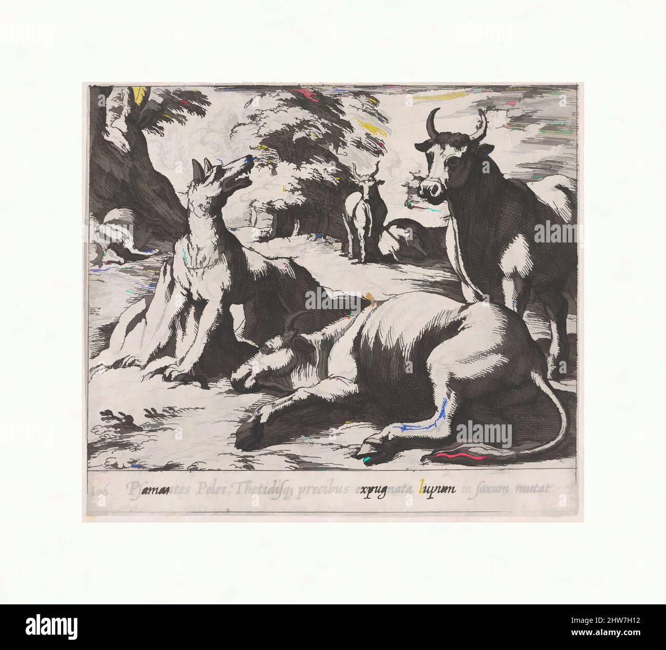 Thetidisq precibus expugnata lupum Banque de photographies et d’images ...