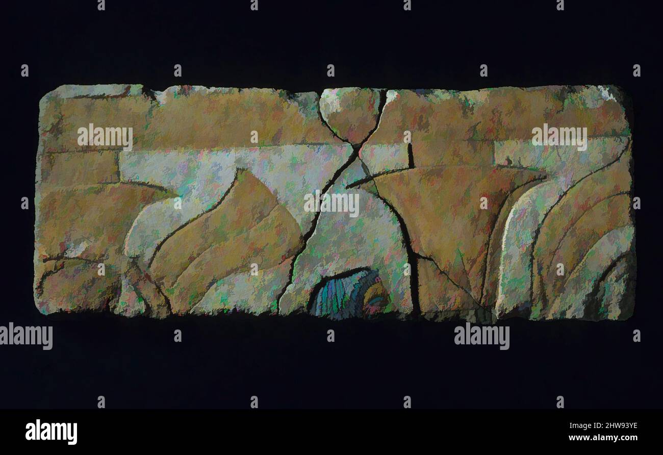 Art inspiré par le relief avec l'architecture et la tête, Nouveau ...