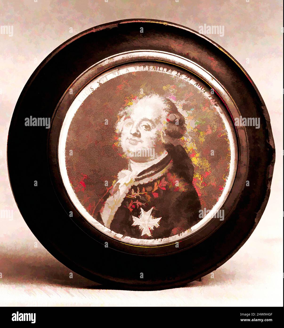 Art inspiré par Portrait miniature du marquis de Lafayette, 1770–1800 ...