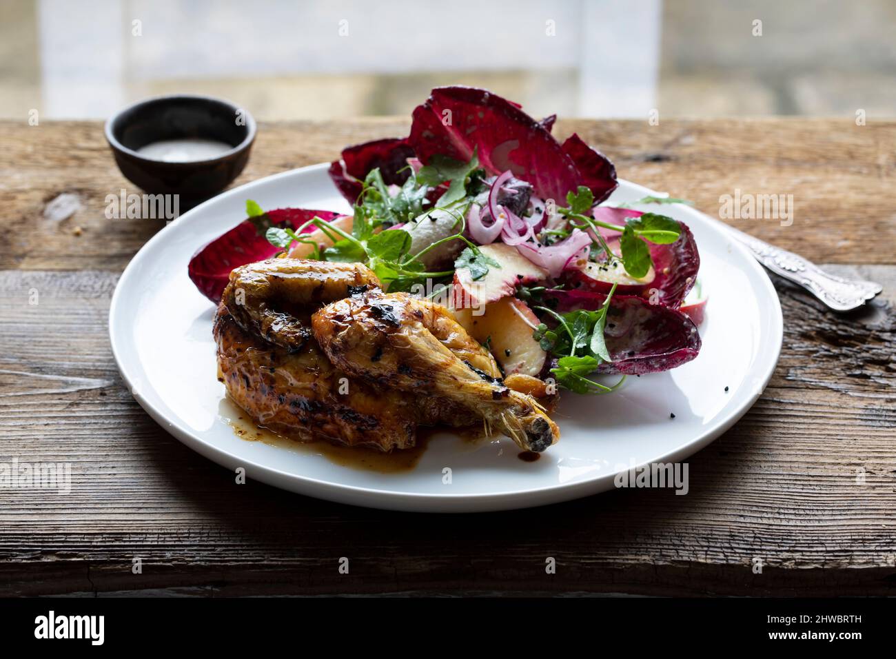 Poussin salade de poulet Banque de photographies et d’images à haute ...